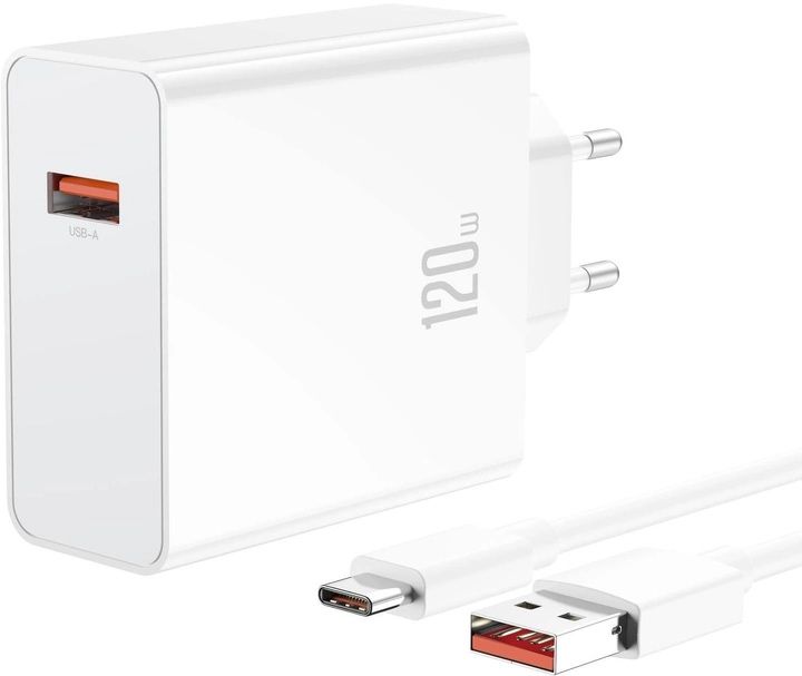 Турбо зарядка Зарядное устройство Xo L128 120w с кабелем Usb Type C 6a