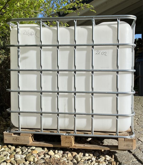 1000 l Mauzer, Mauser, zbiornik, zbiorniki, pojemnik na wodę 1000L Pszczyna • OLX.pl