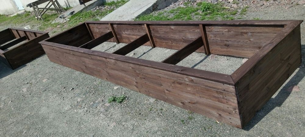 Ящики деревянные для грядок, цветов, голубики. Високі грядки Песочницы ...