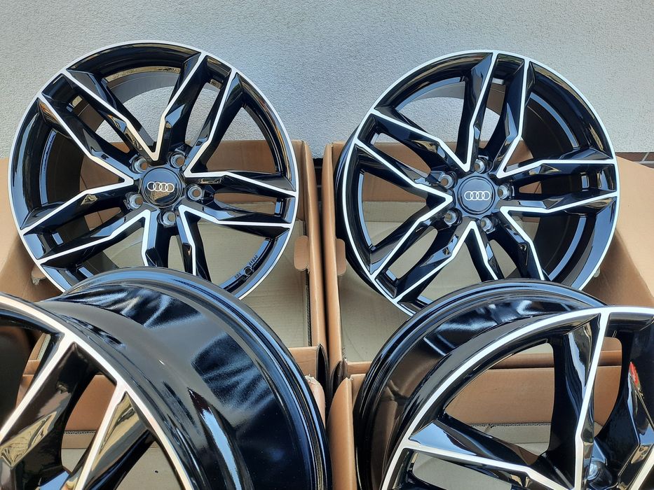 Alufelgi NOWE 19 AUDI 5x112 A3 A4 B7 B8 B9 A6 C5 C6 Q3 TT CZARNE RS3 Bełsznica • OLX.pl
