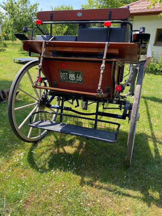 Piękna bryczka konna,dwuosobowa Łomża • OLX.pl