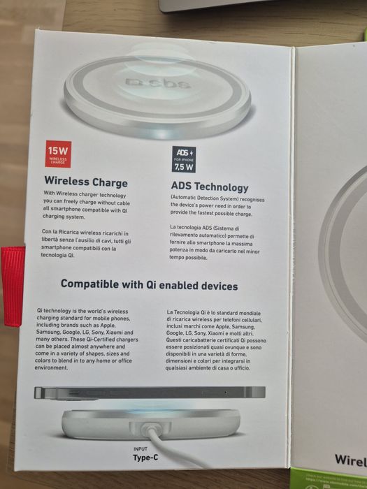 Ładowarka indukcyjna bezprzewodowa SBS 15 Watt Warszawa Ursus • OLX.pl