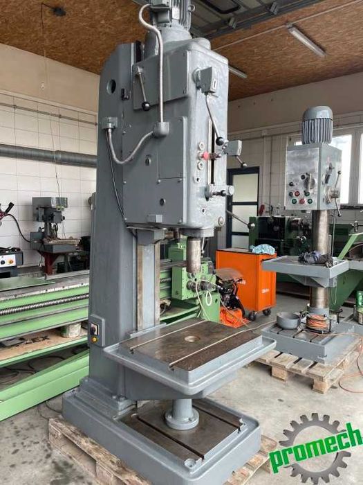 Warsztatowa wiertarka kadłubowa słupowa G40 stołowa Infratirea MK5 ...