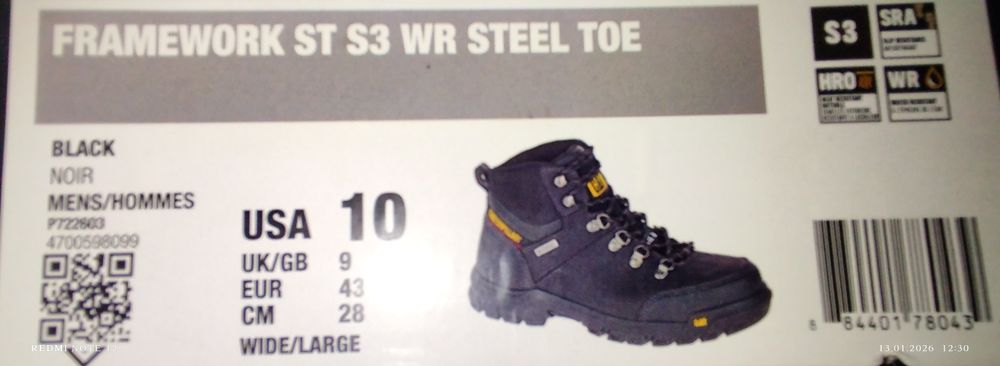 Buty robocze Caterpillar Cat rozmiar 43 nowe Lipno • OLX.pl