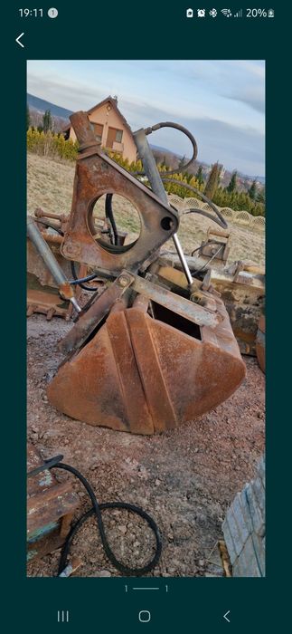 Czerpak chwytak łyżka do hds koparki lub koparko ładowarki duży Krajno ...