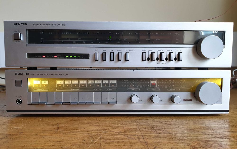 Unitra Diora tuner AS618 i wzm. WS432 po serwisie Wrocław Fabryczna ...