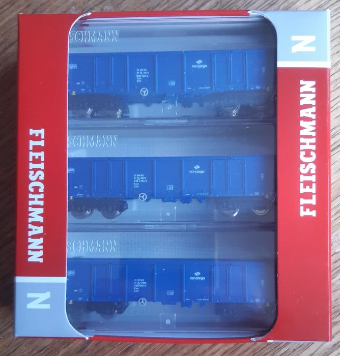 Fleischmann 828342 zestaw 3 węglarek Eaos PKP Cargo skala N Inowrocław ...