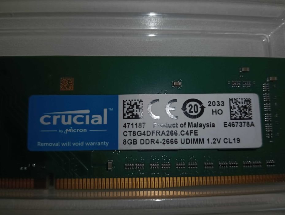 Memória Crucial RAM 16G Fernão Ferro • OLX.pt