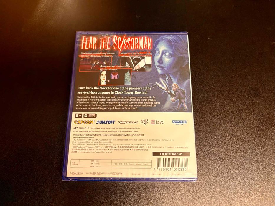 Clock Tower Rewind PS5 (Import Asia) (Novo e Selado) | Portes Grátis ...