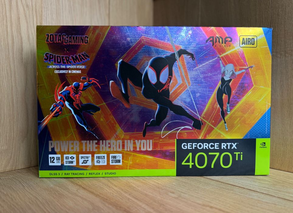Zotac Gaming GeForce RTX 4070 Ti AMP AIRO Spider-Man | NEW: 37 900 грн ...