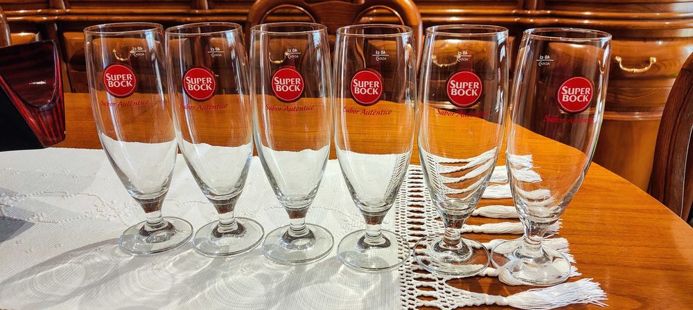 Copos super-bock 40cl Vila Franca de Xira • OLX.pt