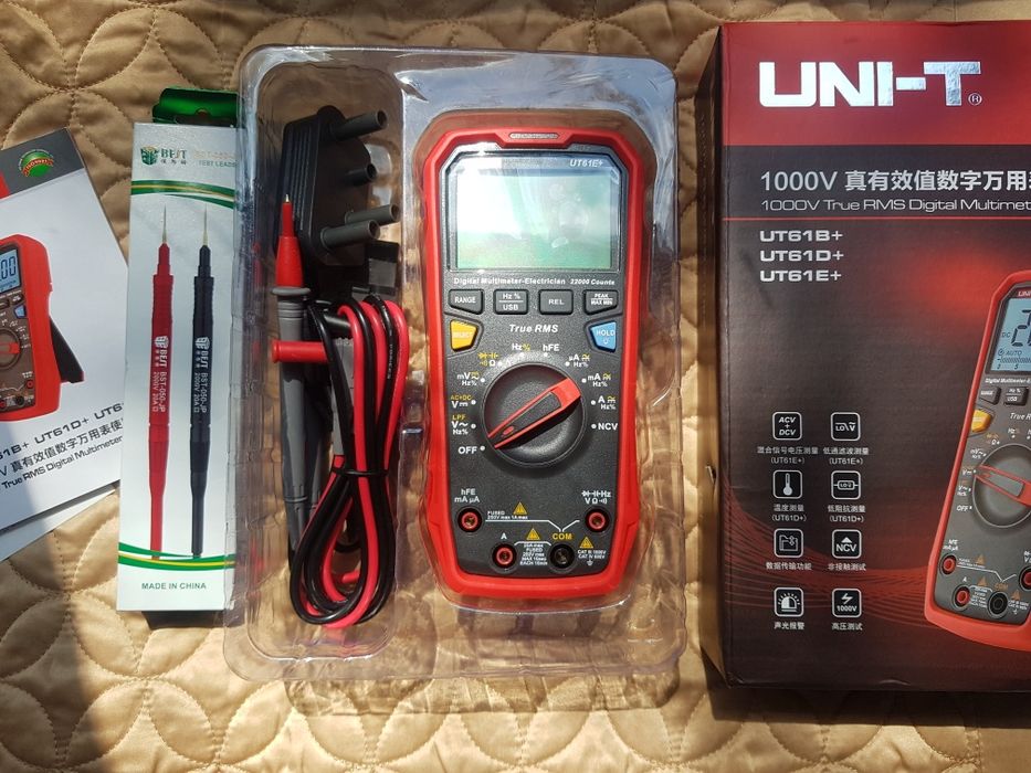 UNI-T UT61E PLUS професійний мультиметр + щупи BST-050-JP: 3 400 грн ...