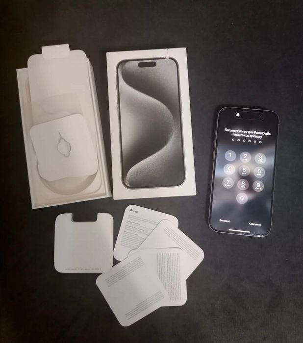IPhone 15 Pro 128 ГБ ідеальний стан: 30 000 грн. - Смартфони / мобільні ...
