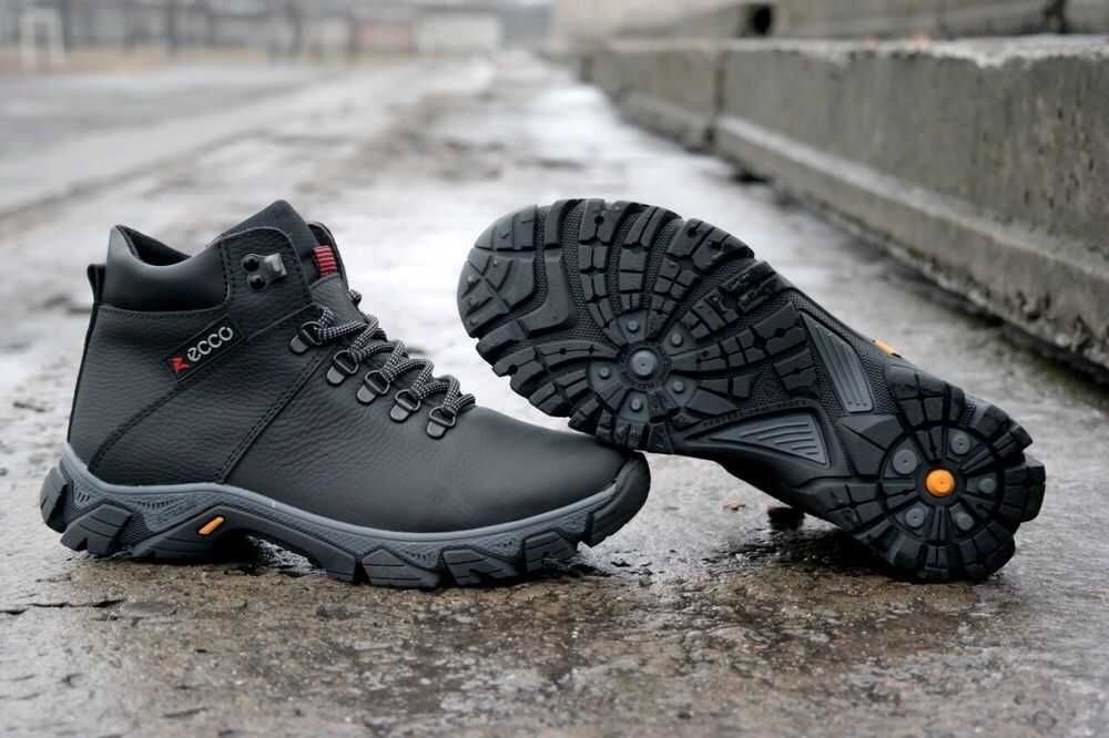 Зимние мужские кожаные ботинки (кроссовки) ECCO: 1 800 грн. - Інші черевики Андріївка на Olx