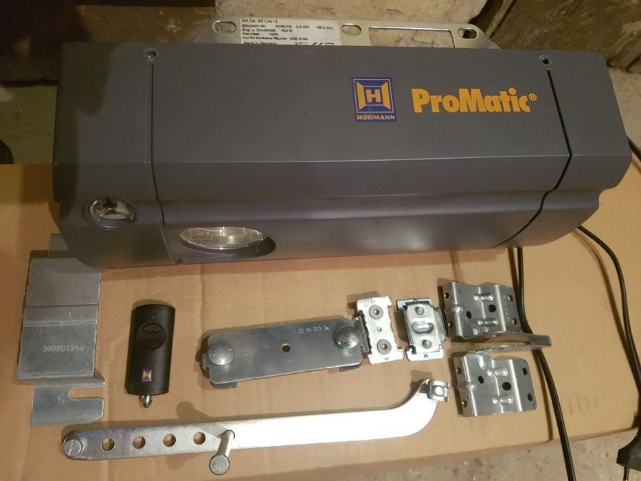 Napęd l Hormann Promatic 2 GRATIS MONAŻ+ szyna+pilot..zestaw montażowy ...
