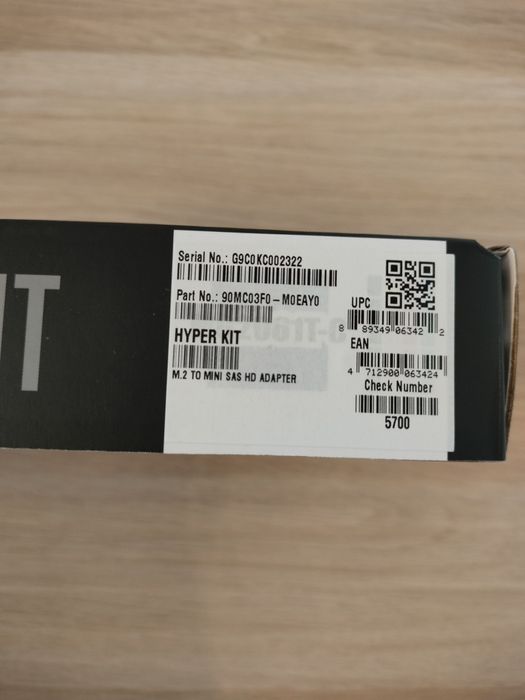 Asus Adapter M.2 do Mini SAS HD Hyper Kit (90MC03F0-M0EAY0) Brzeźno ...