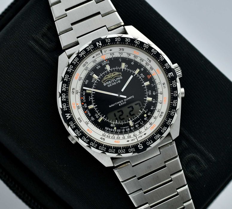 Zegarek BREITLING Navitimer Jupiter Pilot - 42mm - Bransoleta -Lata 80 ...