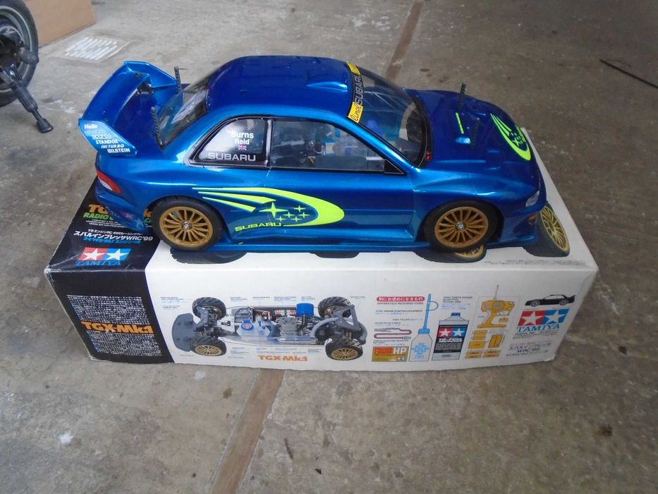 TAMIYA TGX MK1 Subaru WRC 1999 4WD 1:8 NITRO Model RC Spalinowy Stalowa ...
