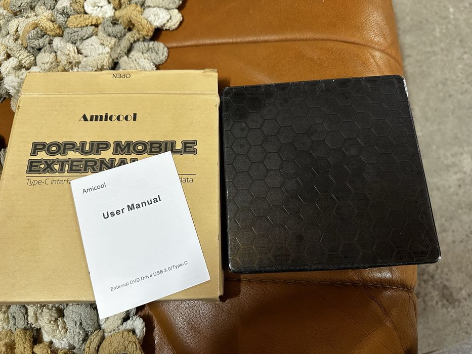 AMICOOL BT686 Зовнішній DVD-привід ODD HDD, портативний USB 3.0 Type-C: 640 грн. - Комплектуючі ...