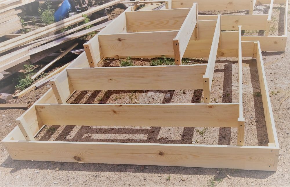 Ящики деревянные для грядок, цветов, голубики. Високі грядки Песочницы ...