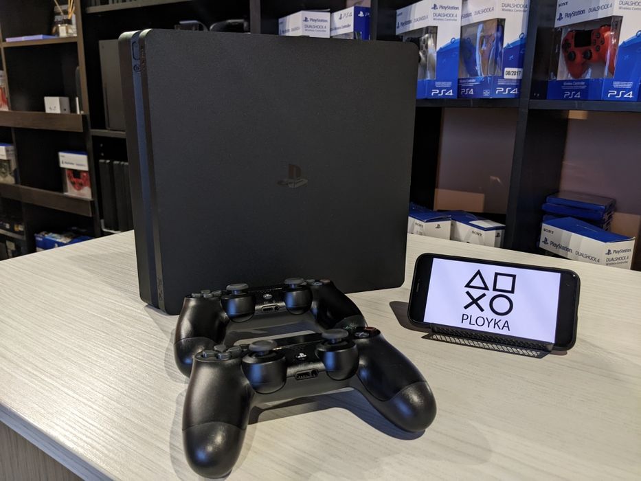 Магазин! Sony Playstation 4 Slim + Игры (1 или 2 геймпада): 7 498 грн. - Приставки Київ на Olx
