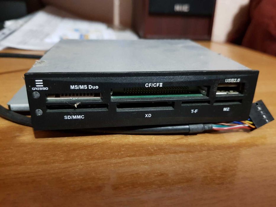 Картридер Gresso AT 981 (AM054-2) 3.5 внутрішній Black: 250 грн ...