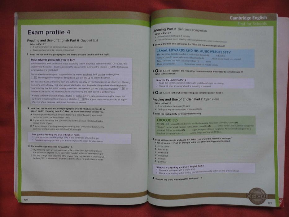 Prepare! Level 7. Student's Book (Original) Cambridge English B2: 212 ...