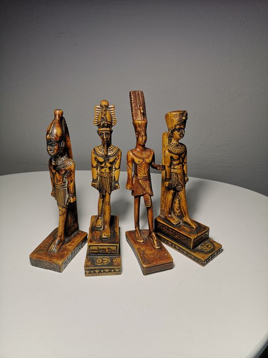 Kolekcjonerskie Figurki egipskich bogów faraonów Kair Gdańsk Przymorze ...
