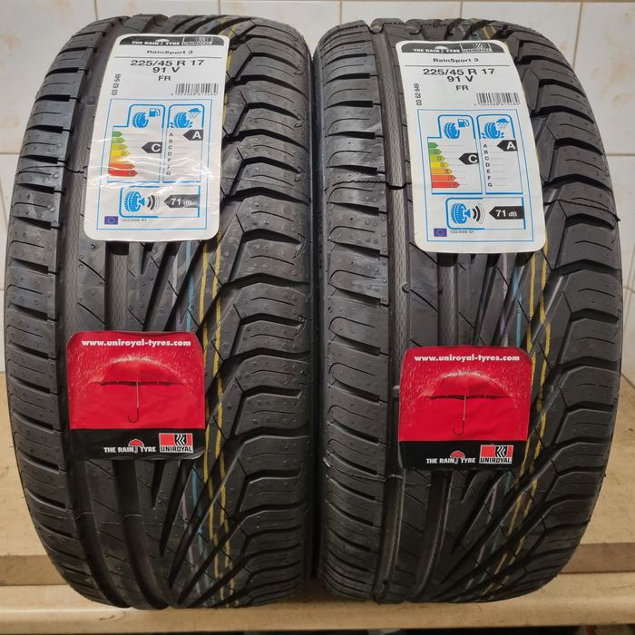 Nowe 2 opony letnie 225/45 R17 91V Uniroyal Rainsport 3 Gorzów Wielkopolski • OLX.pl
