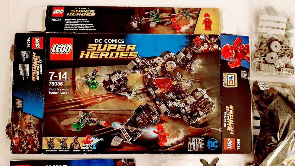 LEGO Super Heroes DC 76086 Knightcrawler Tunnel Attack em peças novas ...