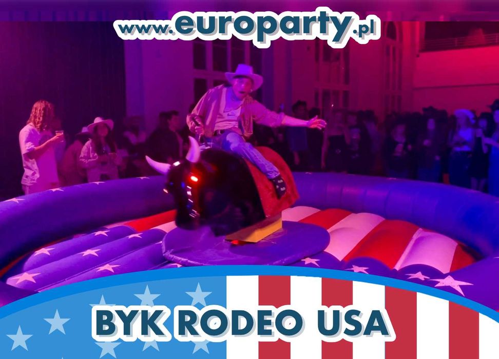 Byk Rodeo mechaniczny byk dmuchańce atrakcje na każdą imprezę wynajem ...