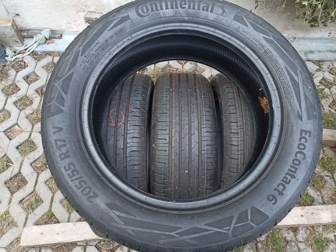 Opony letnie 205 50.17 91V Continental Ecocontact 6 12tydz 2021r ...