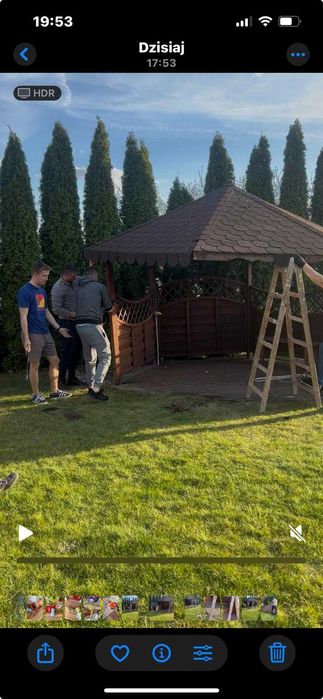 Altana ogrodowa 3,8m średnicy Gniezno • OLX.pl