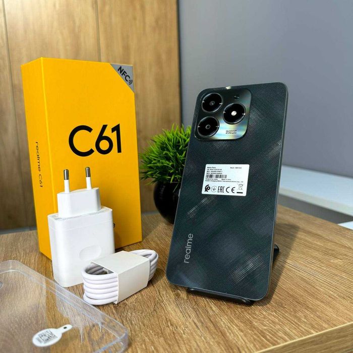 Телефон Realme C61 6/128 - 8/256Gb Dark Green Новинка Купити Смартфон: 4 799 грн. - Мобільні ...