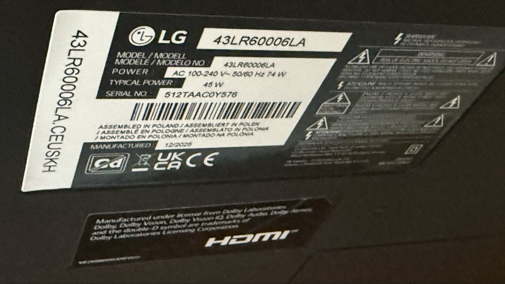 Smart TV LG 43” Full HD – Como Nova São Mamede De Infesta E Senhora Da ...