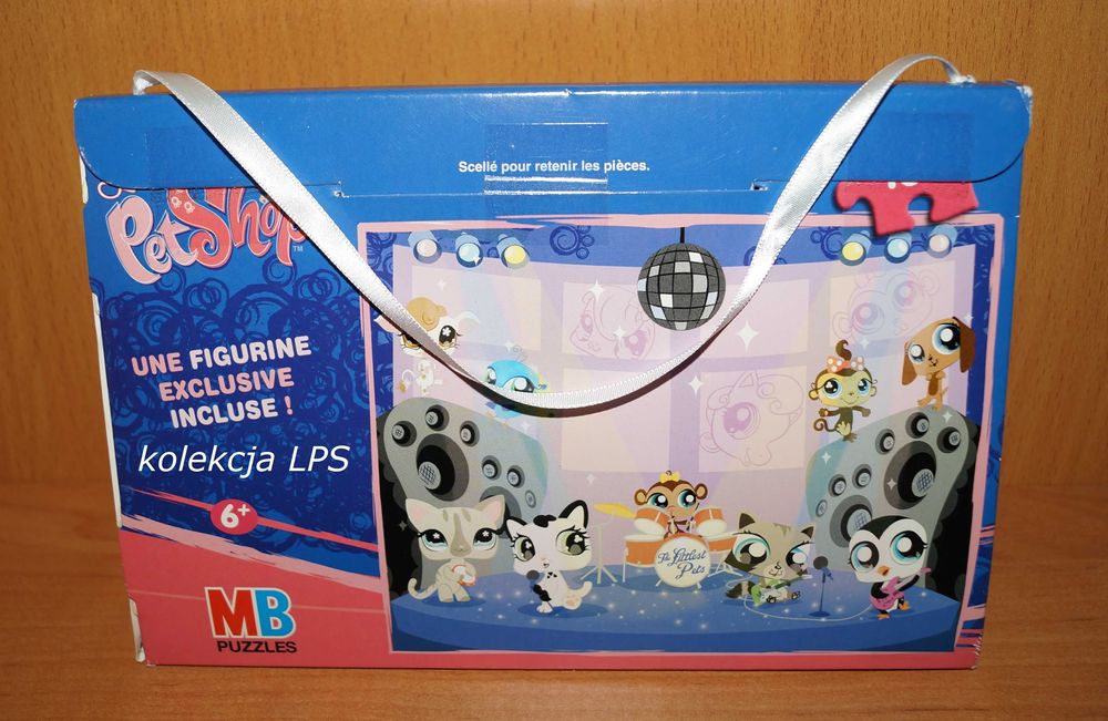 NOWY oryginalny zestaw LPS shorthair puzzle UNIKAT Littlest Pet Shop ...