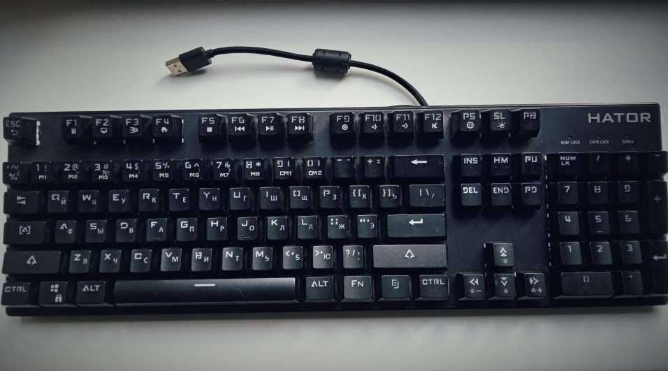 Клавиатура Hator Starfall Outemu Red: 700 грн. - Периферійні пристрої ...