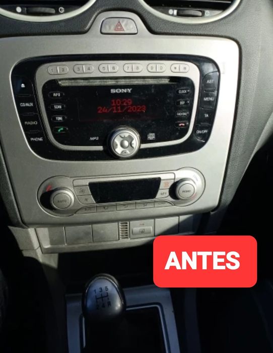 Radio Android Ford Focus 2,3 Mk2 Mk3 Gps Ecrã 9" + OBD2 Novos Rio Tinto ...