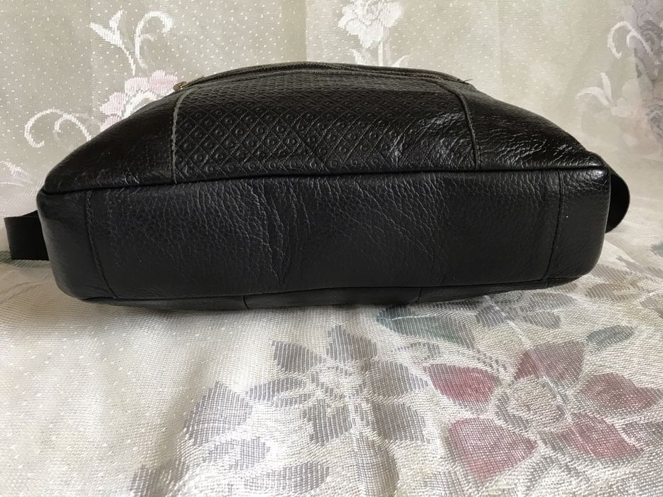 Мужская большая брендовая кожаная сумка, Германия. Размер 36/32/9 см ...