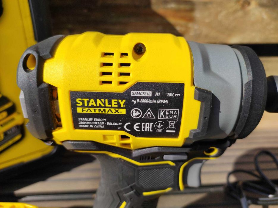 STANLEY Zakrętarka 20V 4Ah NOWA klucz udarowy FatMax SFMCF810M1K Kraków ...