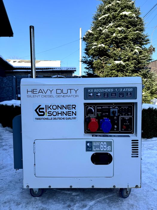 Генератор дизельний Konner&Sohnen KS 9202HDES-1/3 ATSR (Euro II): 86 ...