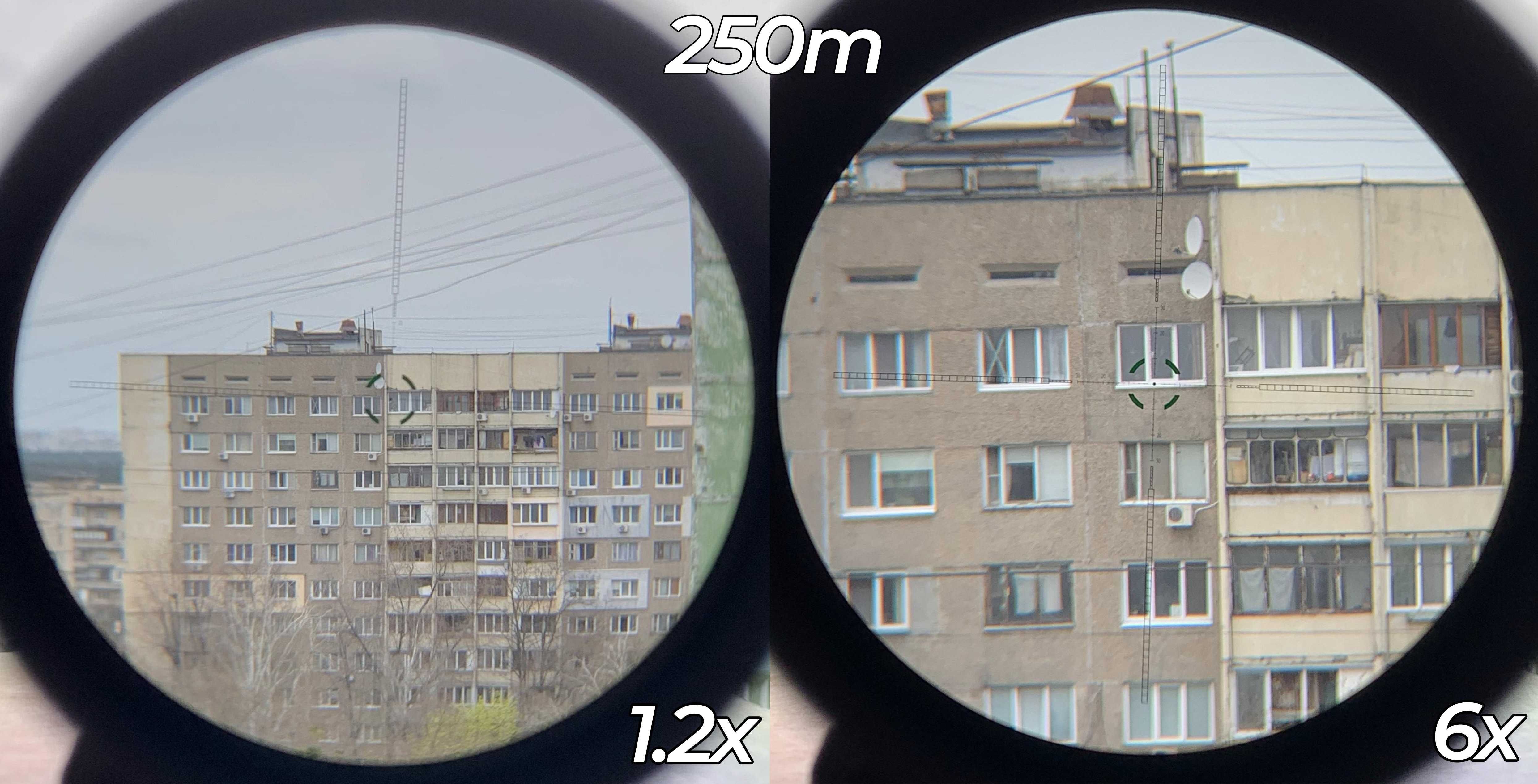 Прицел загонник Spina 1-6x24 AK74 AR-15 AКМ с быстросъёмным моноблоком ...