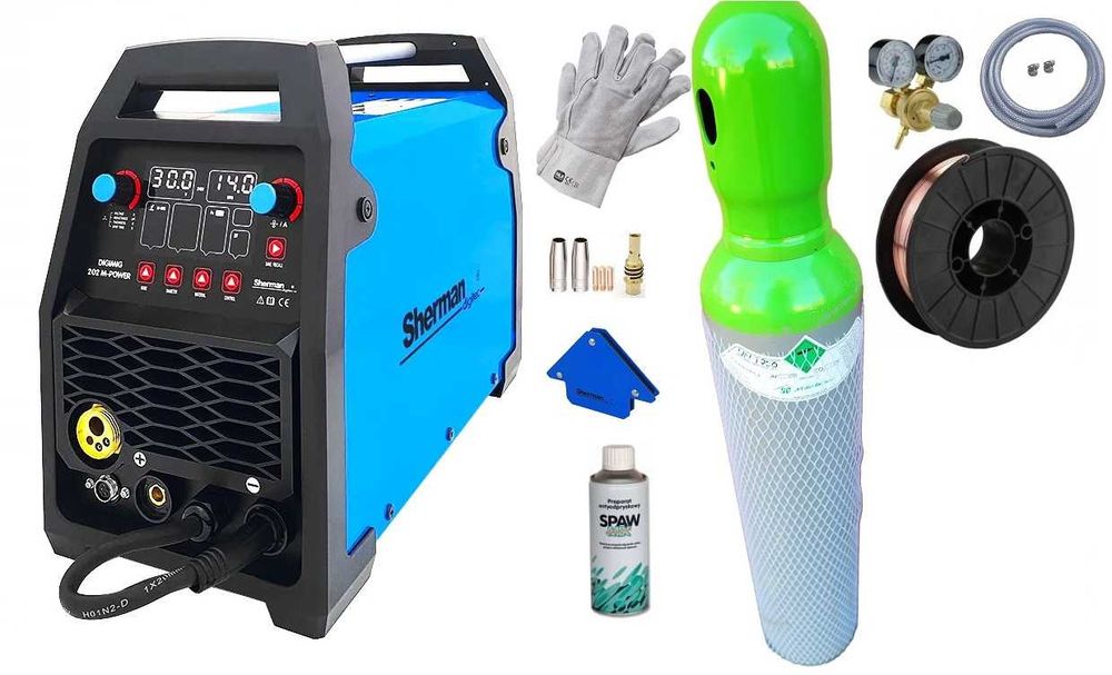 Spawarka Migomat Sherman DigiMig 202 M-Power 3w1 Synergia Zestaw 200A Świętochłowice • OLX.pl