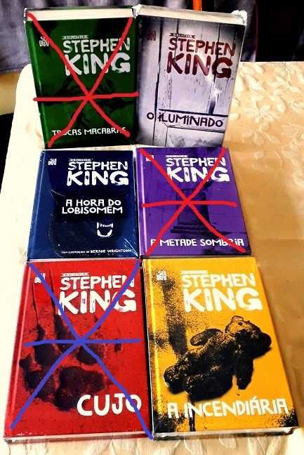 Biblioteca Stephen King - 3 obras capa dura (ed Deluxe BRASIL) NOVOS ...