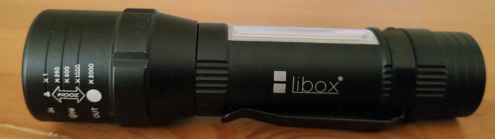 Latarka Libox LED, akumulatorowa, zoom, USB Kraków Krowodrza • OLX.pl