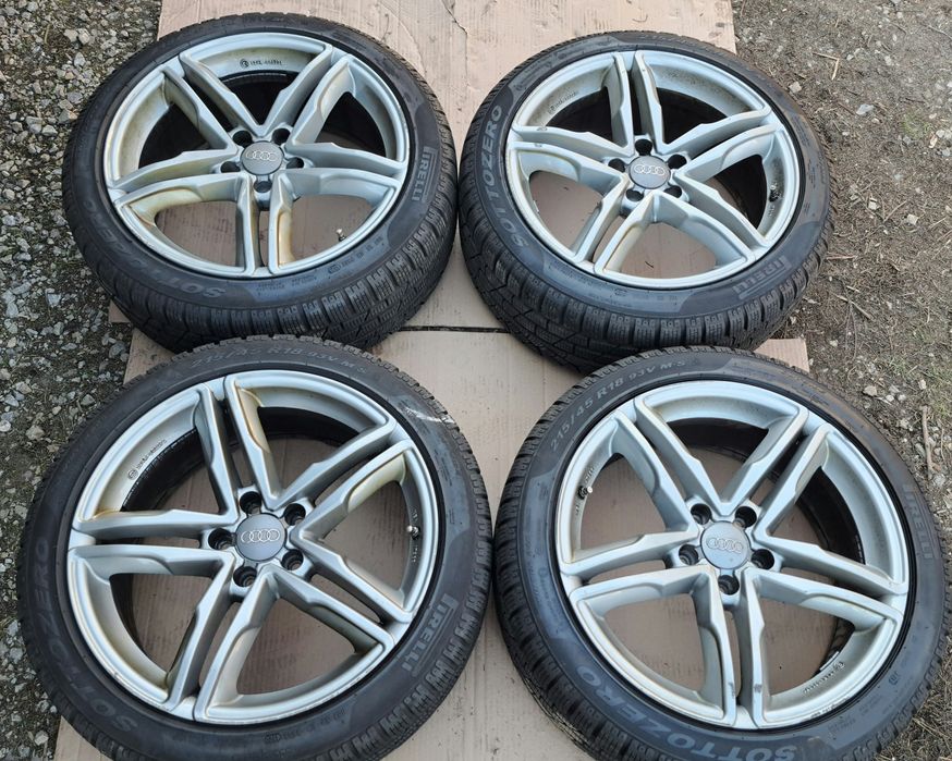 Felgi 18 5x112 AUDI A3 A4 A5 A6 Q3 Q5 VW Golf SKODA SEAT alufelgi ET35 Rogów • OLX.pl