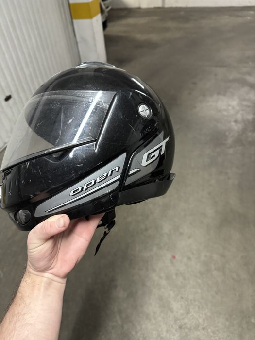 Capacete AGV modular antigo (tamanho M) São Sebastião • OLX Portugal