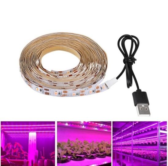 Светодиодная фитолента 3 метра ,led лента ,для выращивания растений: 50 ...