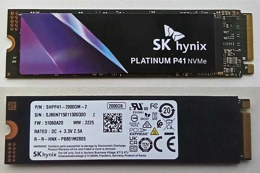 SK Hynix Platinum P41 2TB NVMe M.2 PCIe 4.0: 5 450 грн. - Комплектуючі та аксесуари Київ на Olx