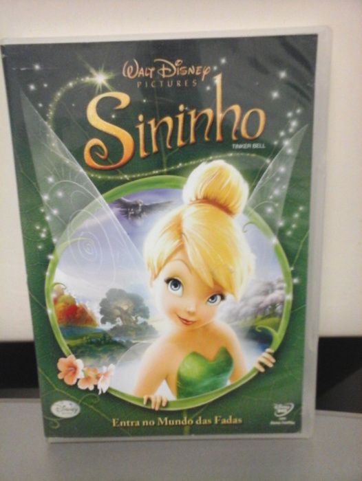 DVD Original SININHO Filme da Disney DOBRADO EM PORTUGUÊS Tinker Bell ...